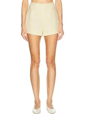 Ami High Waisted Mini Short - Butter