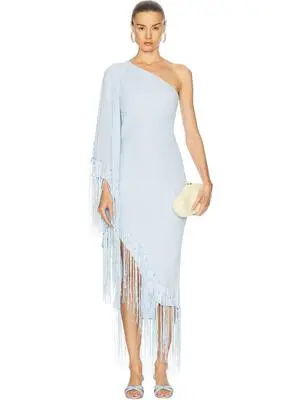 Cult Gaia Esperanza One-shoulder Fringe Dress - Coastal
