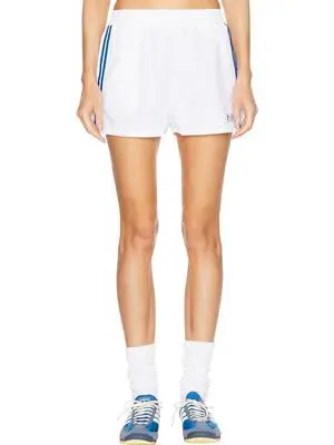 SPORTY & RICH Runner Track Short - White