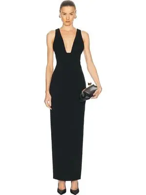 SANS FAFF Stella Maxi Gown - Black