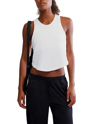 Free People Comeback Tank Top White