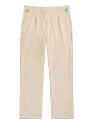 RAITH Woven Straight-leg Trousers - Beige
