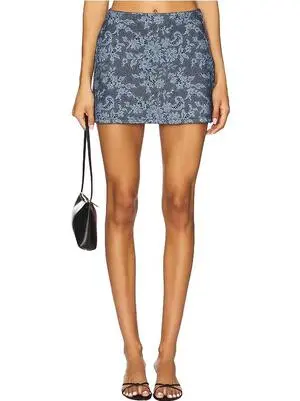 AFRM The Micro Mini Skirt - Lace Rinse Wash