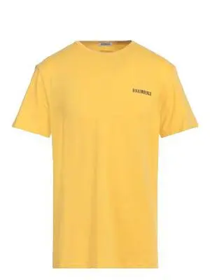 BIKKEMBERGS T-shirt Size Cotton, Elastane - Mandarin