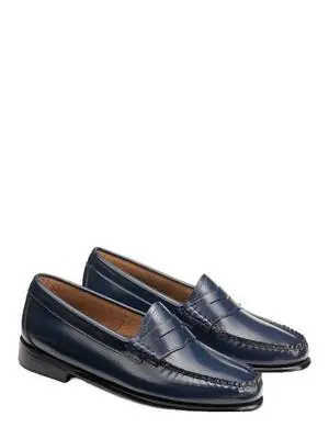 G.H.BASS Whitney Leather Loafer Navy