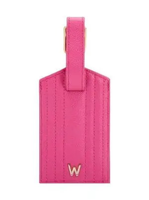 Wolf Mimi Luggage Tag - Pink
