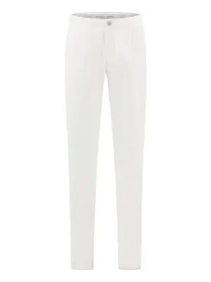 RICHARD J. BROWN Cotton Trousers - White