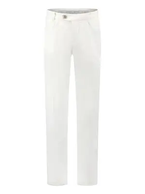 RICHARD J. BROWN Logo-patch Trousers - White