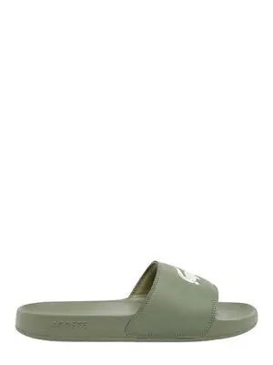 Lacoste Serve 0.0 Slide Sandals - Khakie/white