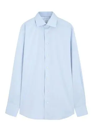 Eton Cotton-twill Shirt - Light Blue