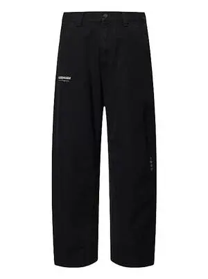 Carhartt Work In Progress Og Single Knee Graphic Loose-fit Cotton Trousers - Black