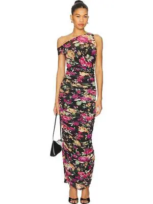 AFRM Biona Floral Dress - Dusted Floral