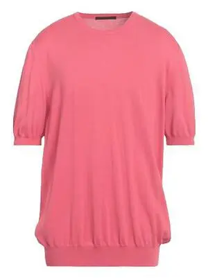 VIADESTE Cotton Crewneck Sweater Pink