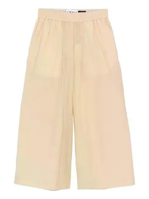Loewe Anagram-motif Trousers - Neutrals