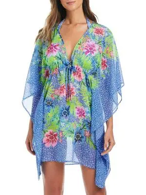ROD BEATTIE Printed Cover-up Tunic - Blue Multi