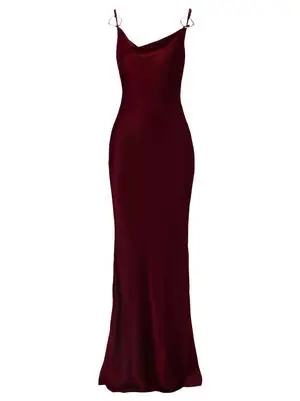 MOOS STUDIO After Dark Flared Hem Dress - Red