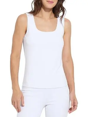 Lyssé Evie Scoop Neck Tank Top - White