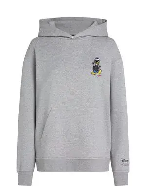 Karl Lagerfeld X Disney Cotton-blend Hoodie - Grey