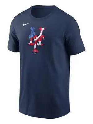 Nike New York Mets Americana Mlb T-shirt - Blue