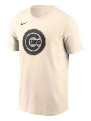 Nike Chicago Cubs Camo Mlb T-shirt - Brown