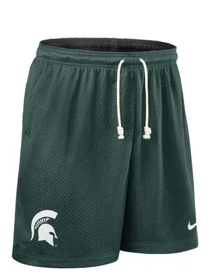 Nike Michigan State Sideline Reversible College Shorts - Green