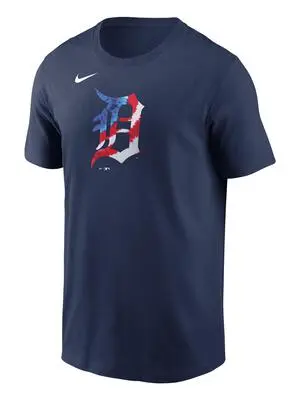 Nike Detroit Tigers Americana Mlb T-shirt - Blue