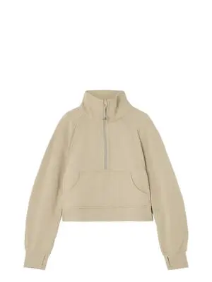 Lululemon Scuba Cotton-blend Fleece Sweatshirt - Neutrals