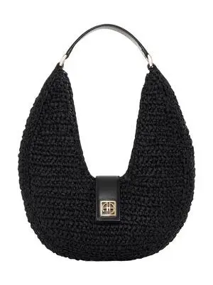 ANINE BING ANINE BING Lou Monogram Bag Black