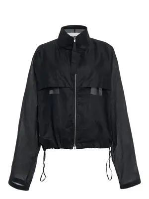 JIL SANDER Cotton Blouson Jacket - Black