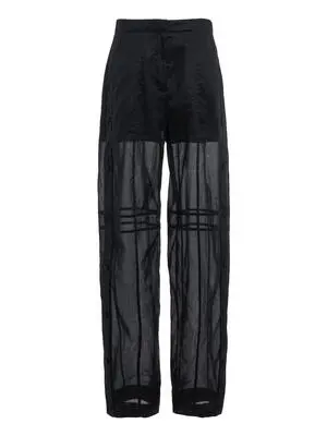 JIL SANDER Relaxed Straight Leg Pants - Black