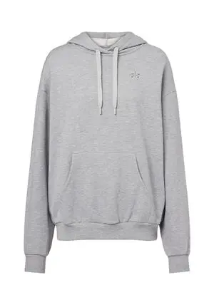 Alo Yoga Accolade Cotton-blend French Terry Hoodie - Grey