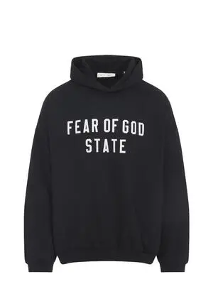 Fear Of God 90s Fit Fleece Hoodie - Black