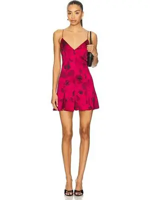 Alice + Olivia Julietta Mini Dress - Red