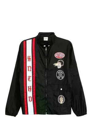 SAINT MXXXXXX Badges Zip-up Jacket - Black