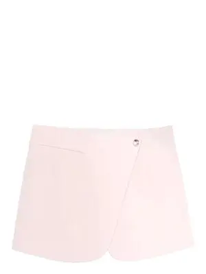 Coperni Logo-plaque Mini Skirt - Pink