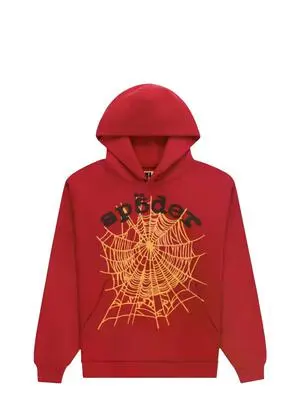 SP5DER Og Web V2 Hoodie - Red