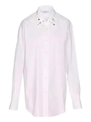 Alexander McQueen Stud-detailed Shirt - White