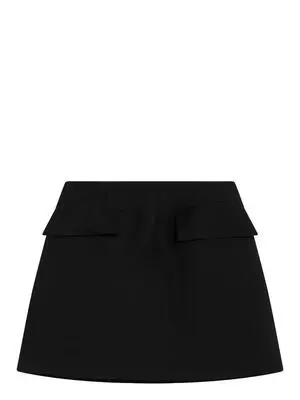 Alexander McQueen Pocket-detail Mini Skirt - Black