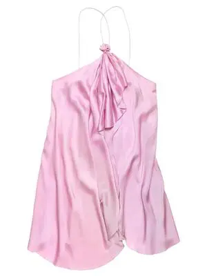Acne Studios Halter Mini Dress - Pink