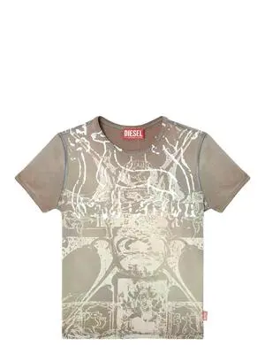 DIESEL® T-uncuties-long-r6 T-shirt - Neutrals
