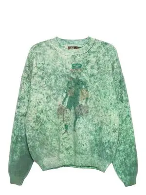STAIN SHADE Graphic-Print Jumper