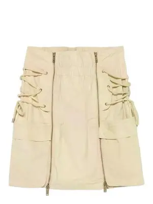 Isabel Marant Iteli Mini Skirt - Neutrals