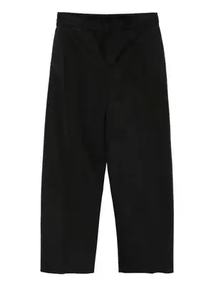 PT TORINO Elasticated-waistband Trousers - Black