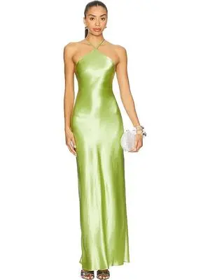 Line & Dot Lima Maxi Dress - Lime