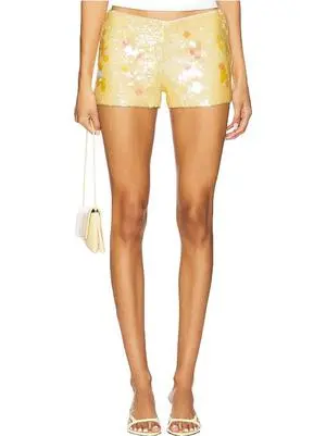 GUIZIO Paillette Short - Soft Daisy