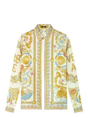 Versace Underwater Barocco Shirt - Neutrals