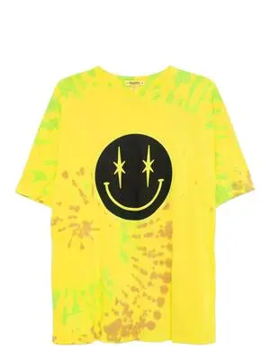 STAIN SHADE Tie-dye T-shirt - Yellow