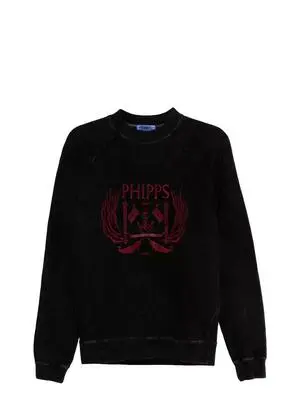 STAIN SHADE Logo-embroidered Sweatshirt - Black