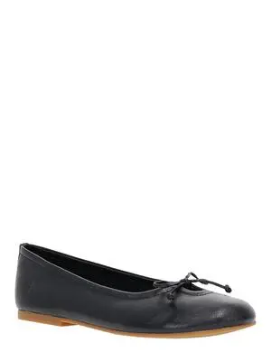 Frye Leather Ballet Flat - Black