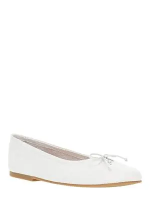 Frye Leather Ballet Flat - White